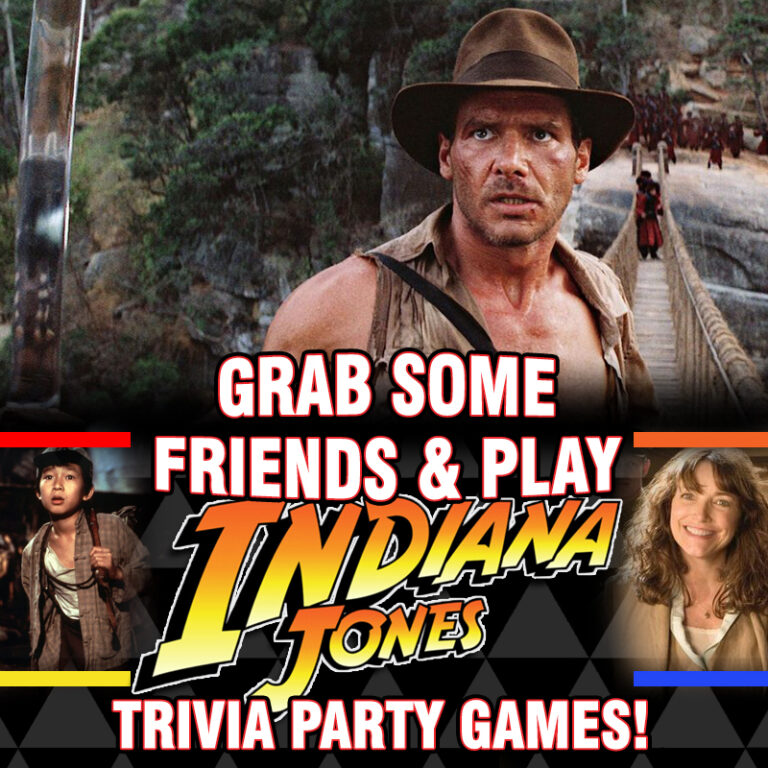 Indiana Jones Trivia Party Game Booklet – Trivia Party Games