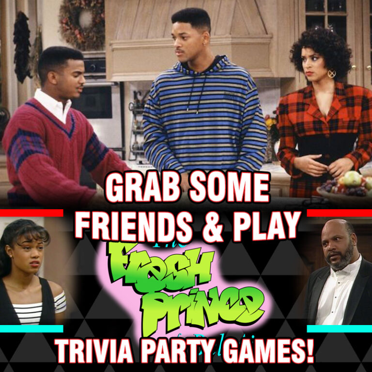 The Fresh Prince Of Bel Air Trivia Party Game Booklet Trivia Party Games
